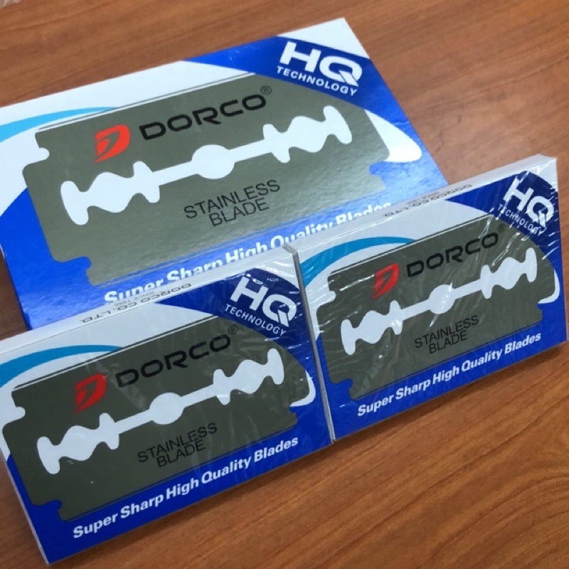 Dorco ST-300 Platinum Stainless Steel Double Edge Razor Blades (10pcs ...