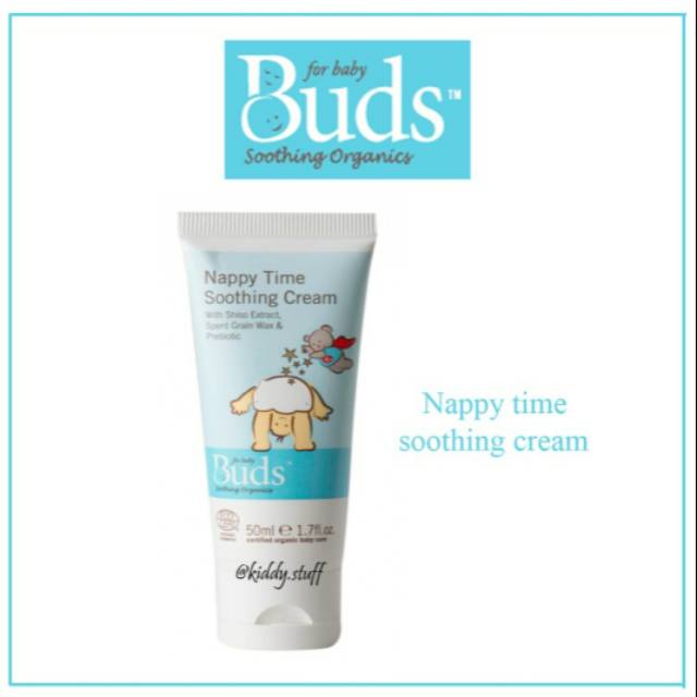 Buds Nappy Time Soothing Cream 50ml - Organic Diaper Rash Removal Cream ...