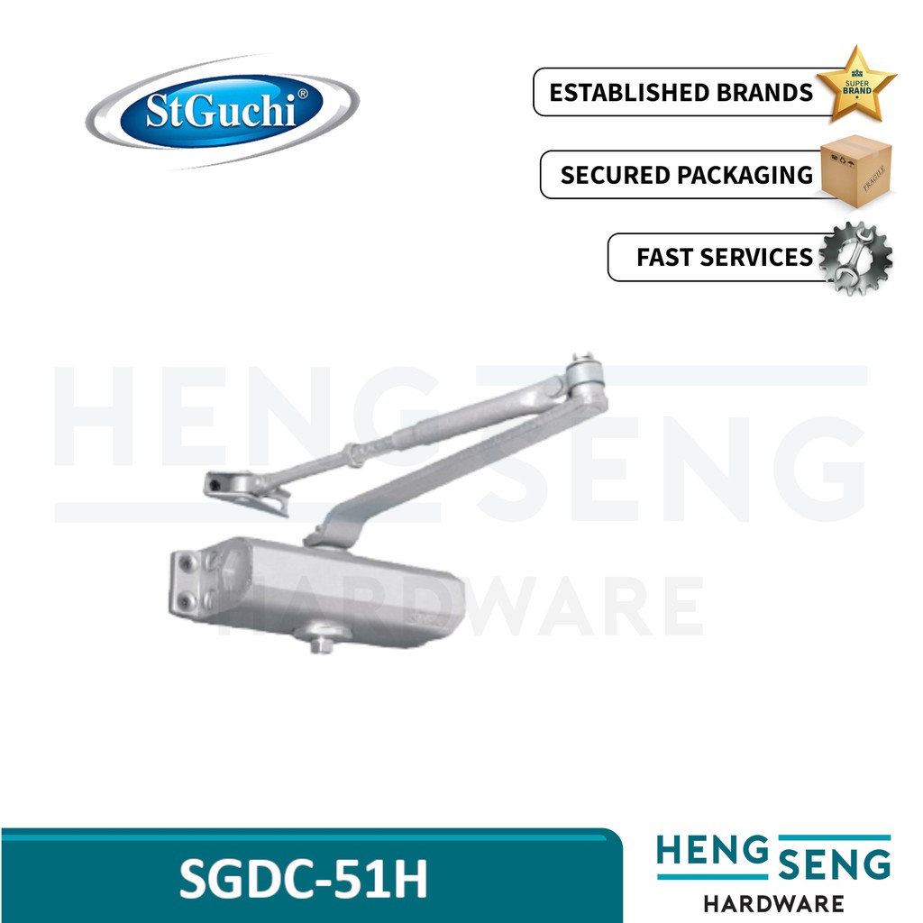 ST GUCHI SGDC-51H DOOR CLOSER D51 30KG ( WITH HOLD ) | Shopee Malaysia