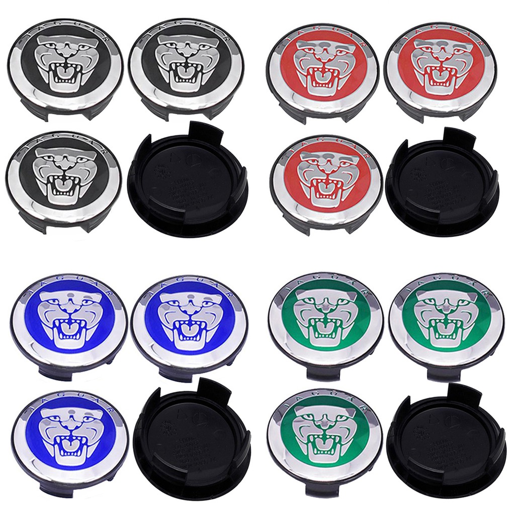 4pcs/set 5.8cm Car Wheel Center Hub Caps Covers for Jaguar XF XJ-S XJ-6 ...