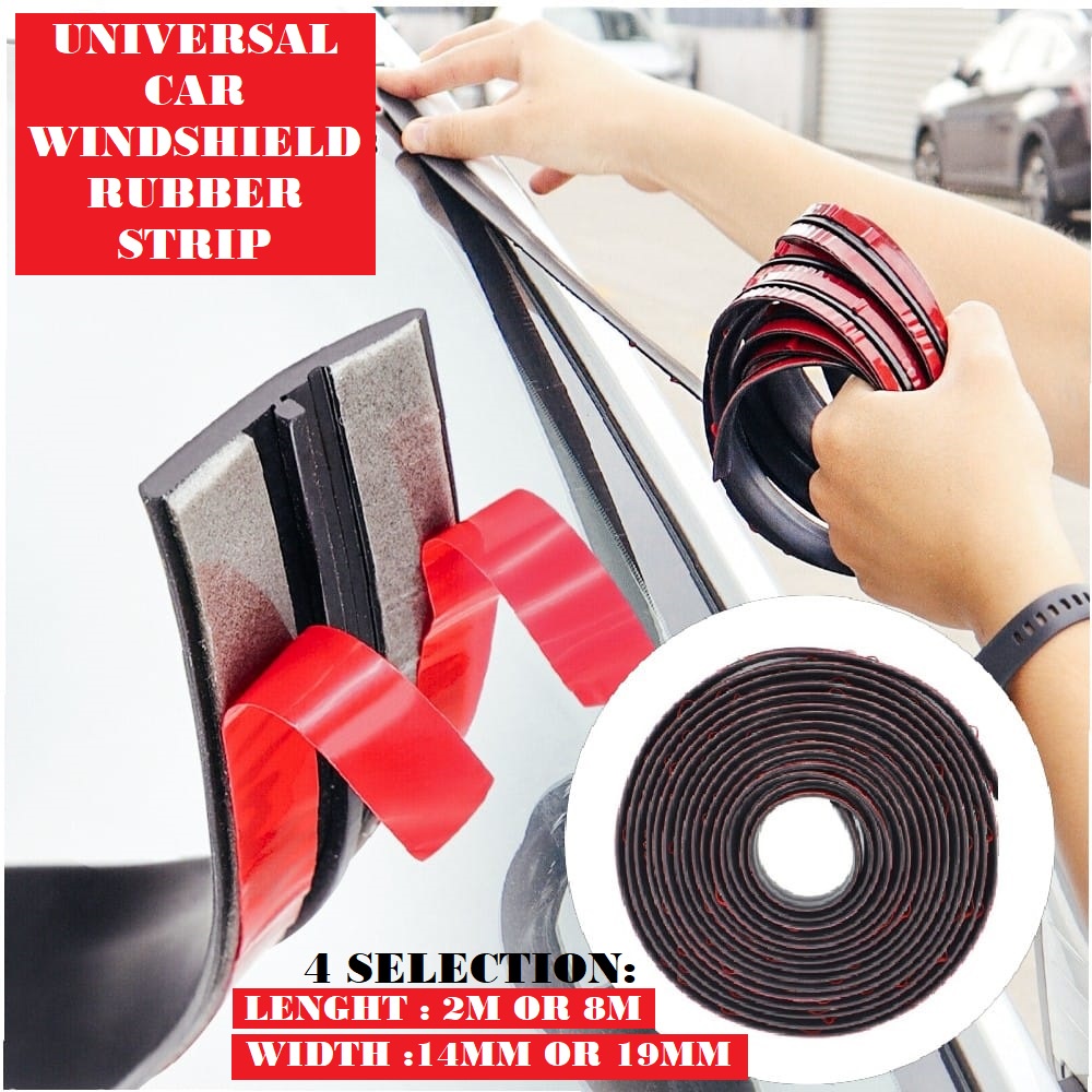Car Windshield Rubber Seal Strip Windscreen Window Rubber Glass Roof ...