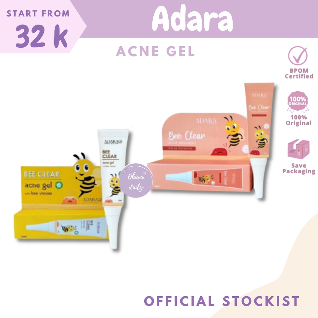 Acne Medicine BY ADARA BEE CLEAR ACNE GEL Regular BEE CLEAR EXTRA ACNE ...