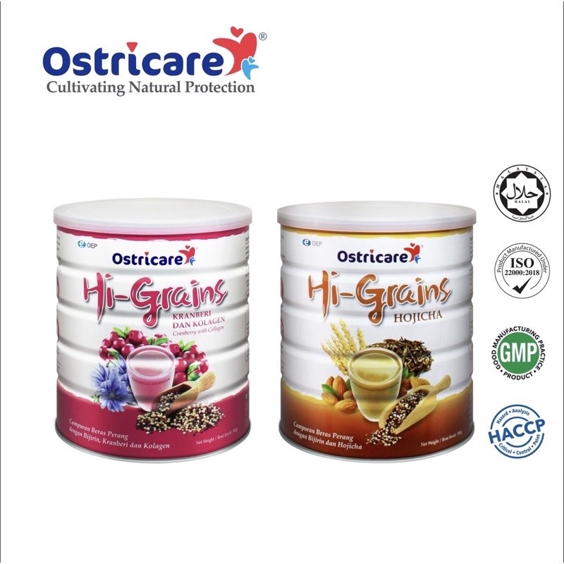 Ostricare Hi-Grains Multigrain Beverage - Hochija and Cranberry With ...