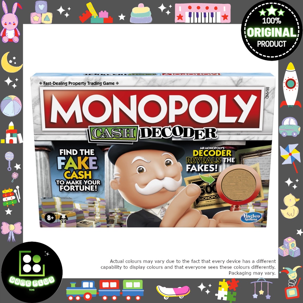 Hasbro Monopoly Game: Cash Decoder Edition | Shopee Malaysia