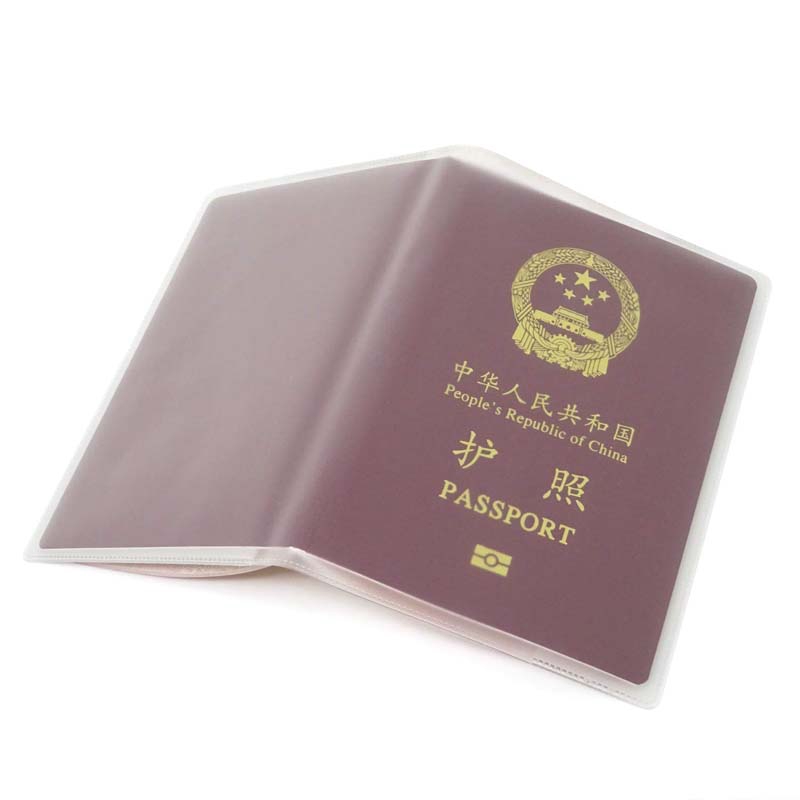 Waterproof Travel Transparent Passport Case Holder, Passport Cover Pvc ...