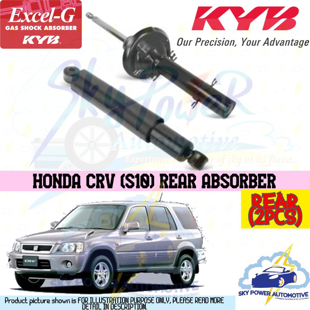 HONDA CRV (S10) KAYABA (KYB) EXCEL-G GAS SHOCK ABSORBER (REAR 2PCS) | Shopee Malaysia