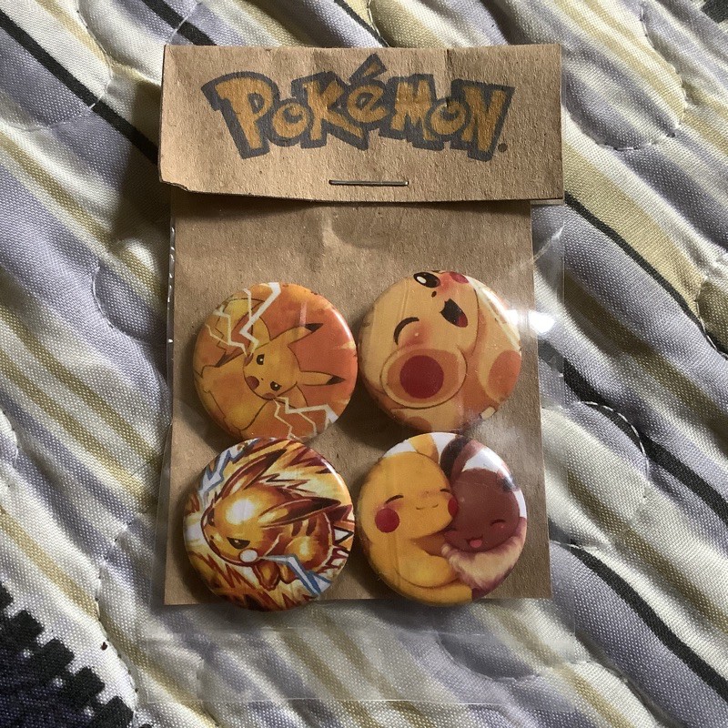 POKEMON BUTTON BADGES 25mm | Shopee Malaysia
