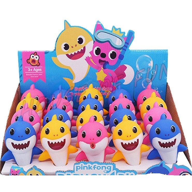 (1pcs) Pinkfong Toys Shark doll toys figurine for 3+ kids / Mainan ...