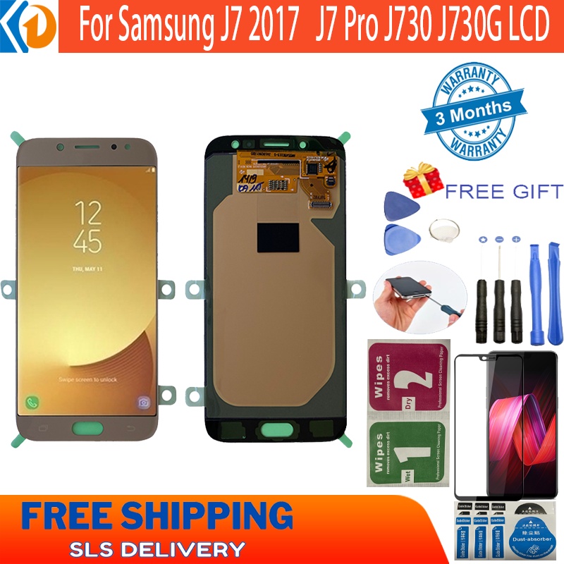 Original For SAMSUNG Galaxy J7 Pro 2017 J730 J730F J730GM/DS J730G/DS LCD Display Touch Screen ...