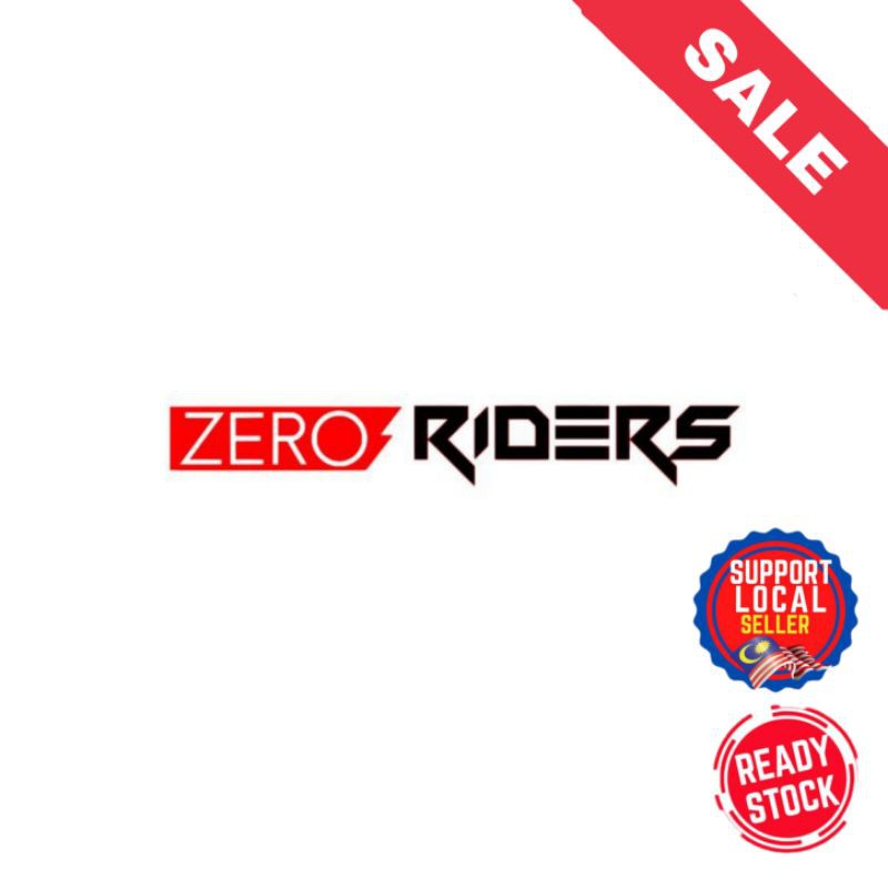 Stiker ZERO RIDERS[READY STOCK] | Shopee Malaysia