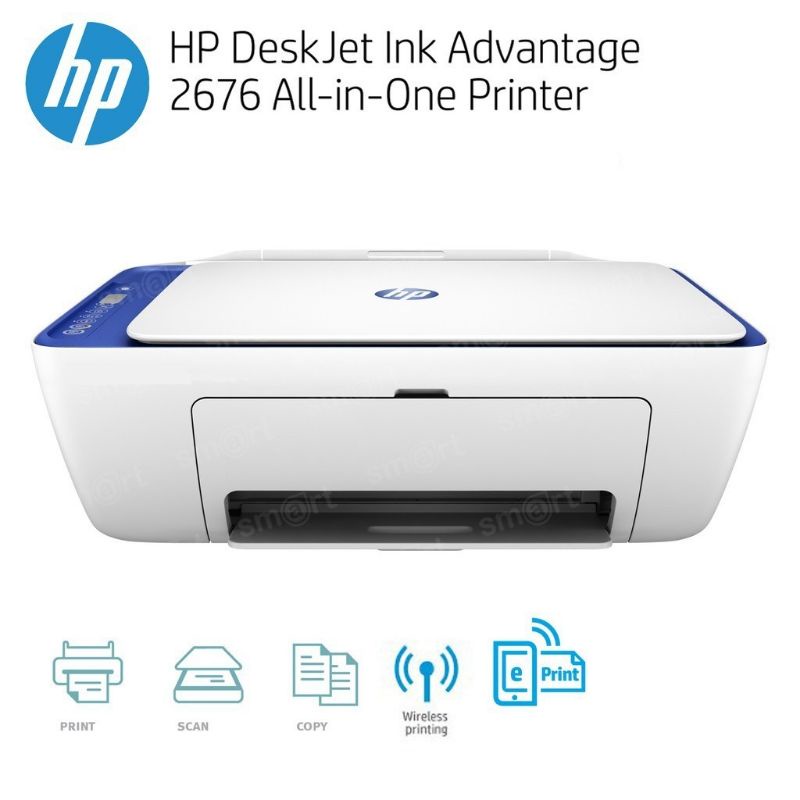HP DeskJet Ink Advantage 2676 All-in-One Printer | Shopee Malaysia