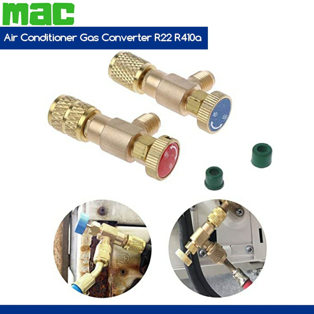 MAC R410 / R22 Refrigeration Charging Valve Adapter Air Conditioning ...