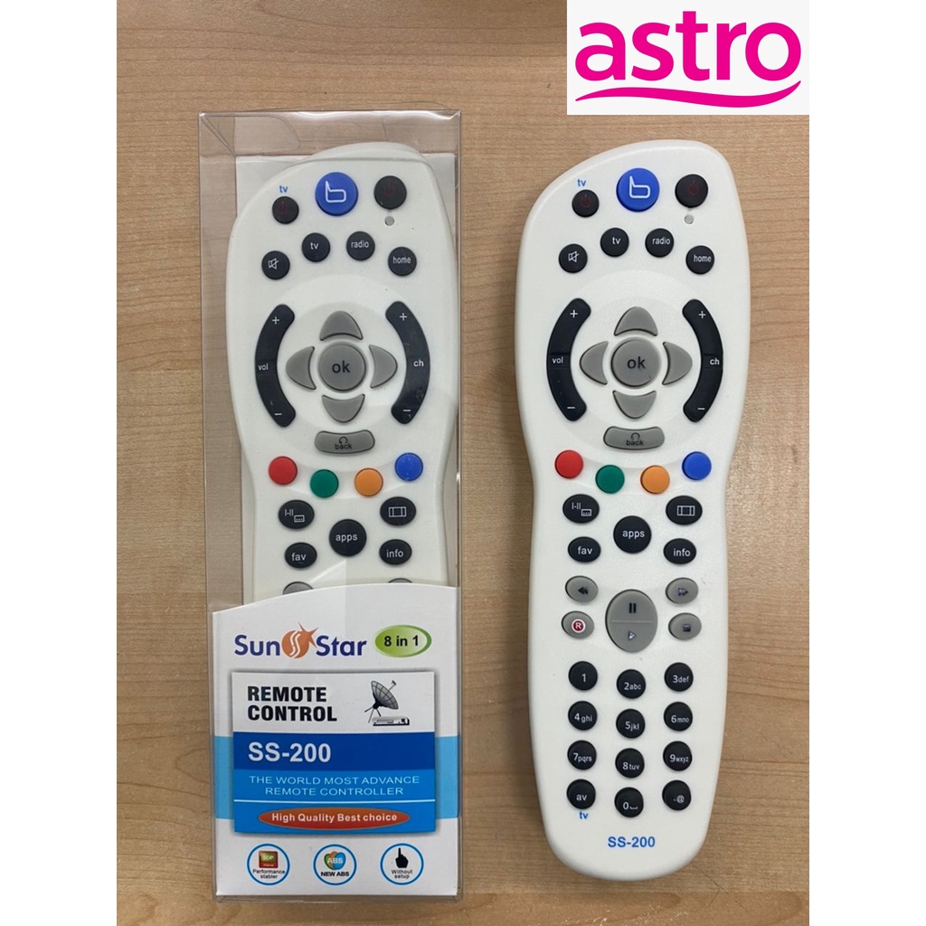 Astro Beyond Remote Control 8 In 1 (Sunstar) SS-200 | Shopee Malaysia