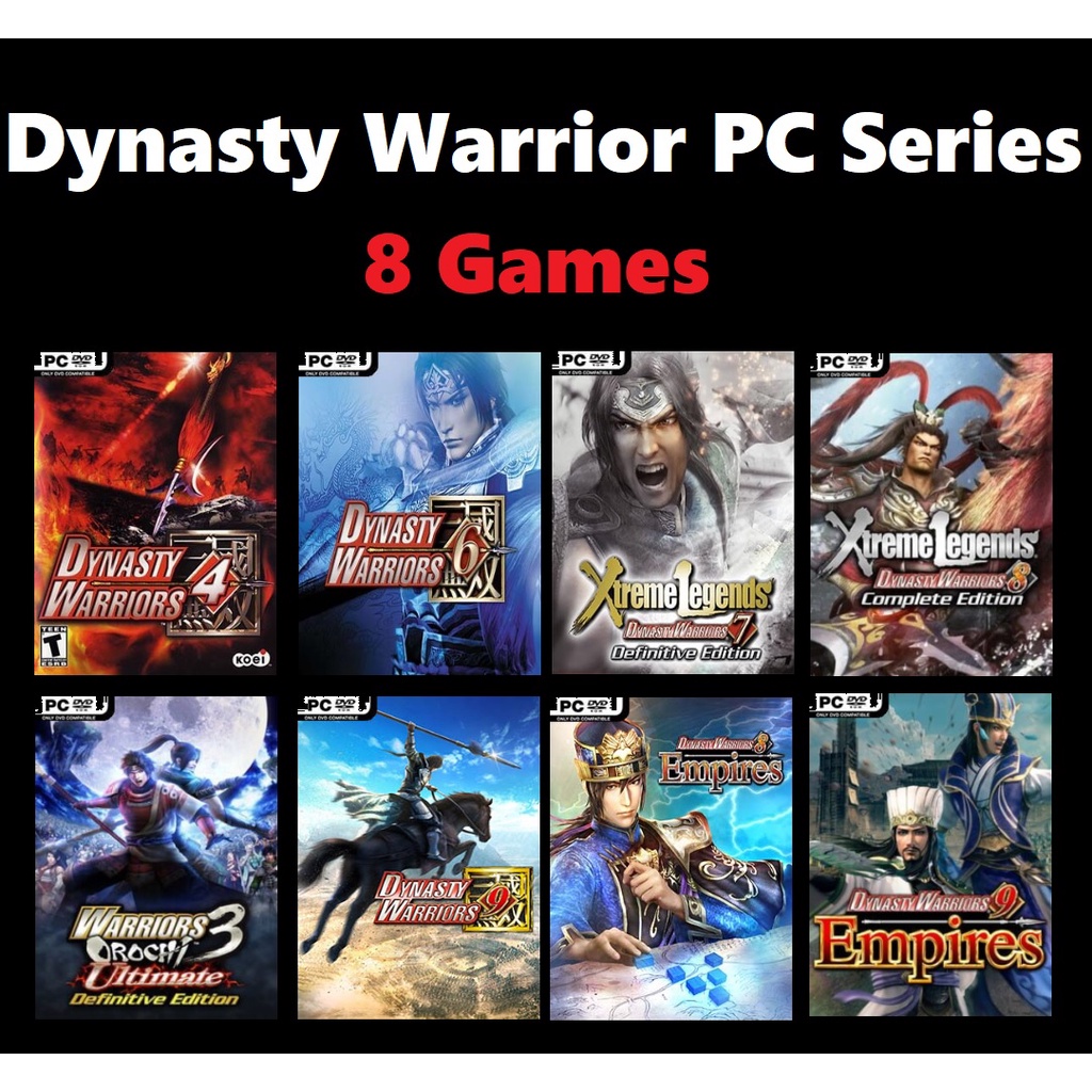 Dynasty Warriors Series PC [Digital Download] [PC Offline] | Shopee ...