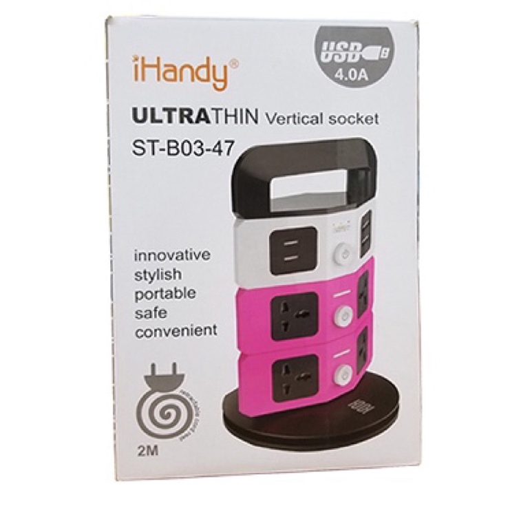 7Gang+4USB Multi Extension Socket Tower with 2Mtr Cable | Shopee Malaysia