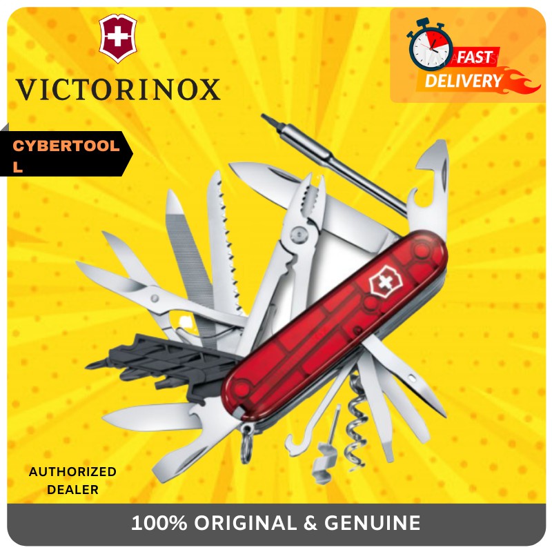 🔥100% ORIGINAL🔥 Victorinox Cybertool L Multitool Pocket Knife 1.7775.T ...