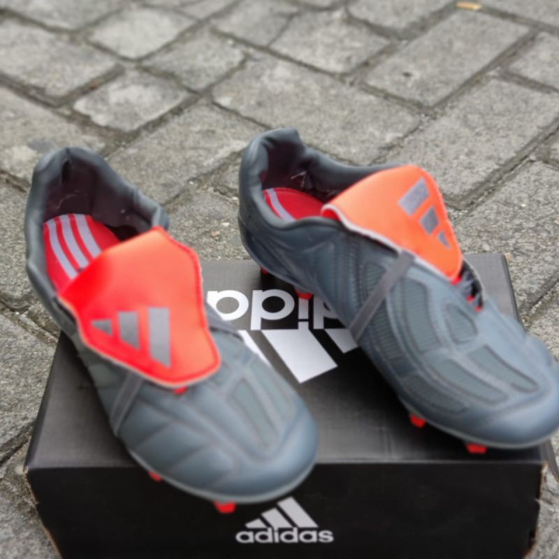Adidas Predator Mania 20.1 Gray Red FG Soccer Shoes | Shopee Malaysia