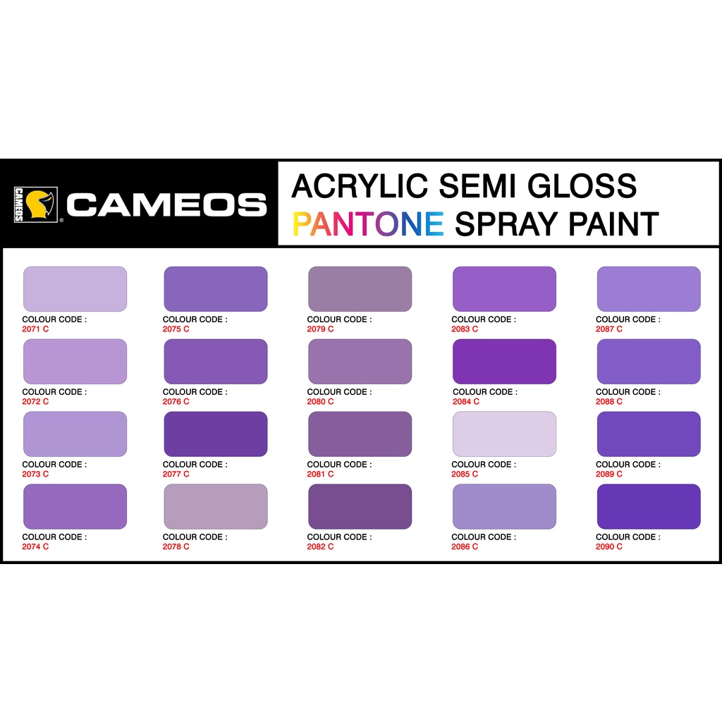 PANTONE Color P70 - Aerosol Spray Paint - CAMEOS 400ML/Bottle | Shopee ...