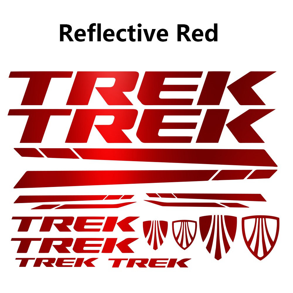 TREK Sticker Decal for Mountain Bike/Road Bike Carbon Fiber Vinyl ...