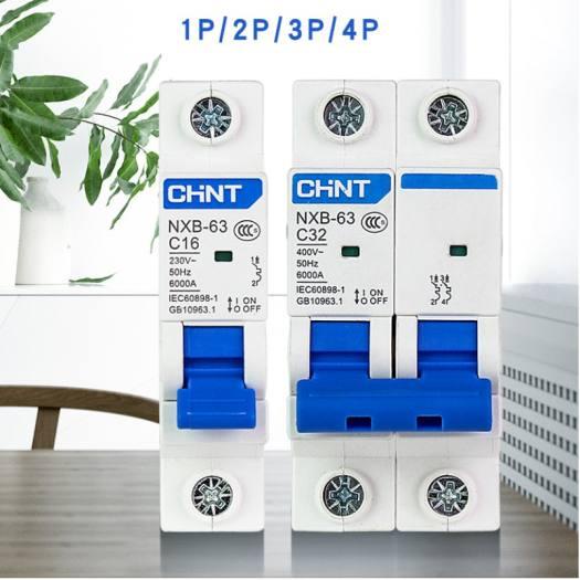 Aptomat MCB 2P AC 220v CHINT NXB 1P 2P MCB anti-overload circuit breaker 220v | Shopee Malaysia