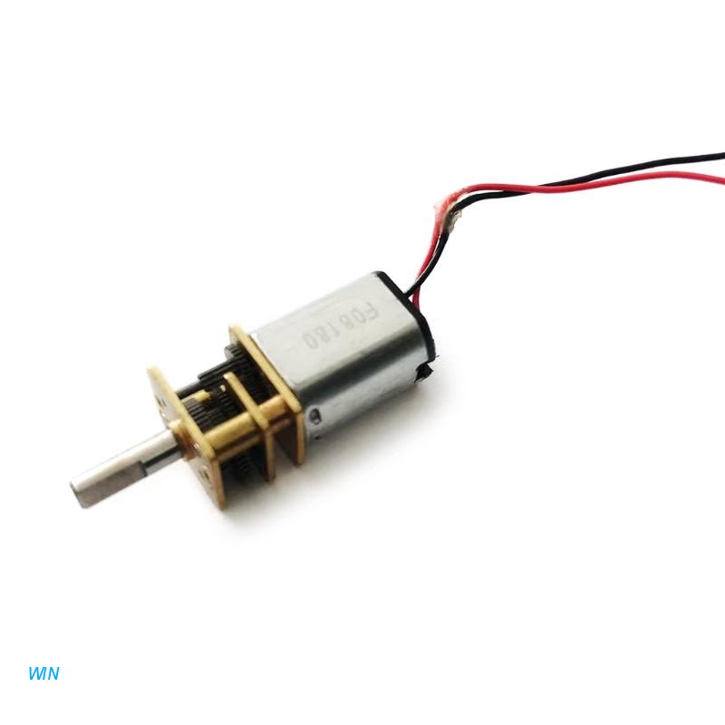 WIN Mini Micro Electric Metal Gearbox-Gear Motor DC 12V N20 Slow Speed ...