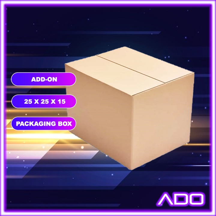 ADD-ON Packaging Carton Box Packing Box Packaging Box Kotak | Shopee ...