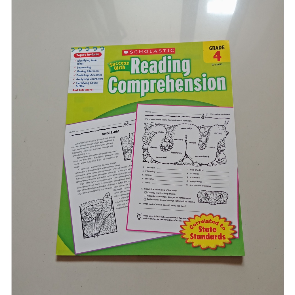 Scholastic Reading Comprehension Grade 3 | Shopee Malaysia