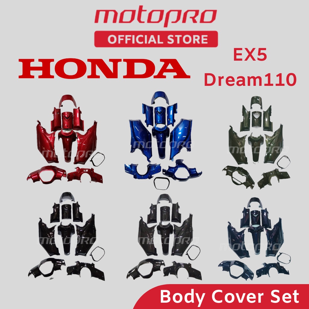 HONDA EX5 Dream 110 Carburetor Body Cover Set Color Parts Kit Coverset ...
