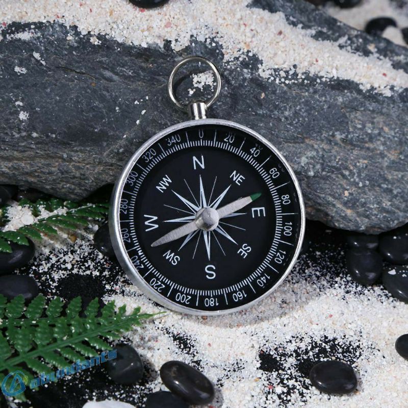 🇲🇾Portable Aluminum Emergency Compass Outdoor Survival Compass Tool ...