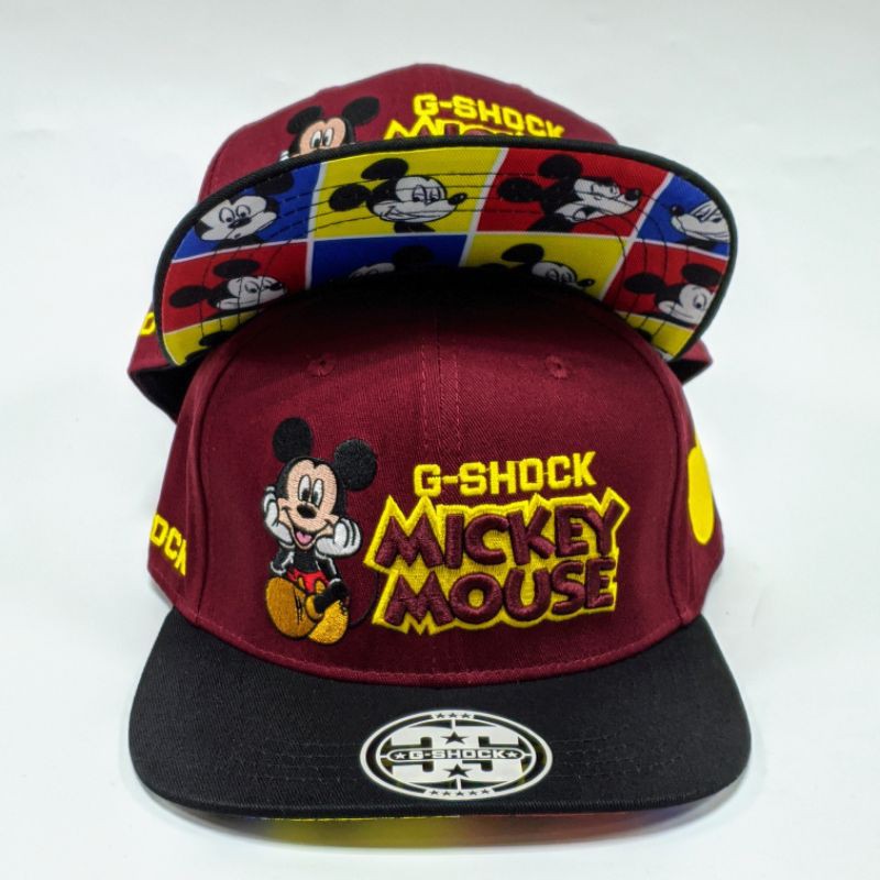 🔥 READY STOCK 🔥 G-SHOCK X MICKEY MOUSE SNAPBACK HAT | Shopee Malaysia