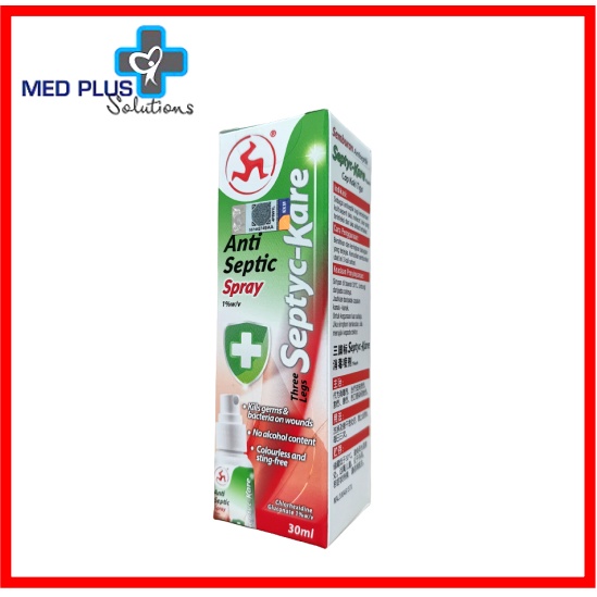 3 Legs Septyc-Kare Anti-Septic Spray 30ml (EXP:10/2026) | Shopee Malaysia