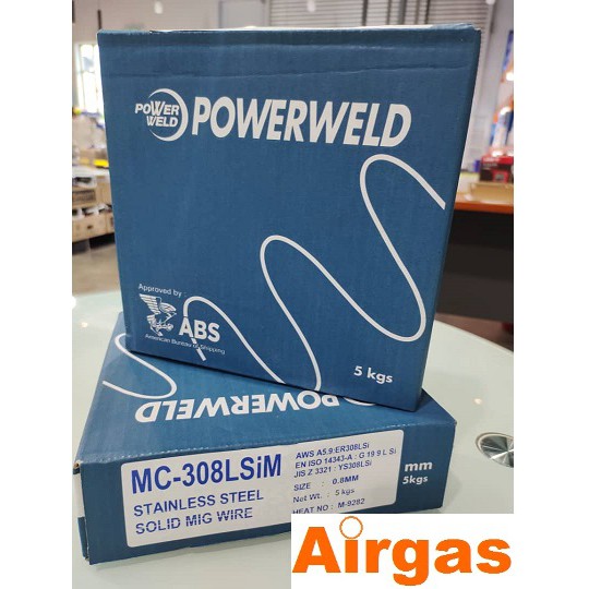 POWERWELD STAINLESS STEEL WIRE 308L 0.8mm (5kg/box) & (2.5kg) | Shopee Malaysia