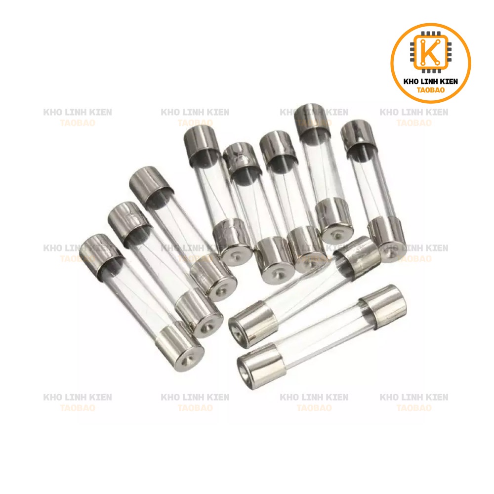Set of 10 assorted 5x20MM 250V tube fuses (Glass fuses) | Shopee Malaysia