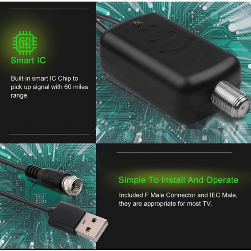 DVBT2 USB Signal Booster | Shopee Malaysia