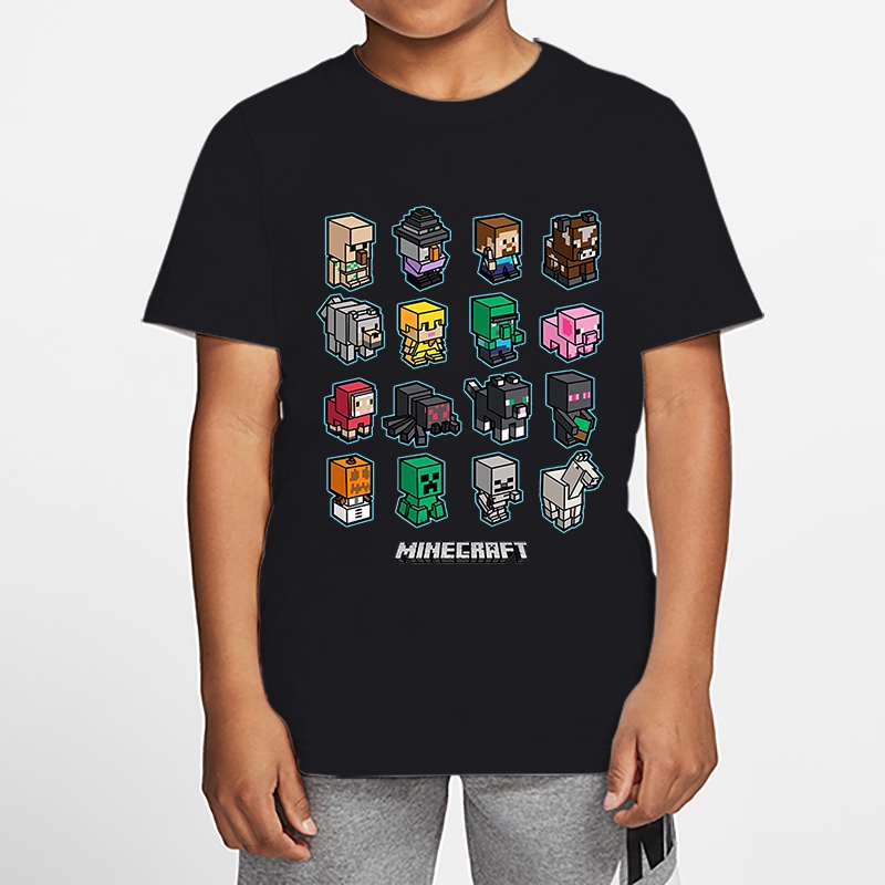 *8 Colors*in Stock*Minecraft Boy T-shirt Summer Girl Shirt Children's ...