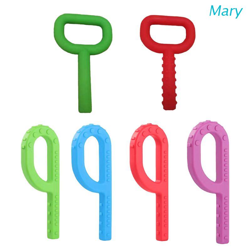 Mary Silicone P Shaped Grabber Kids Teethers Teething Toy for Children ...