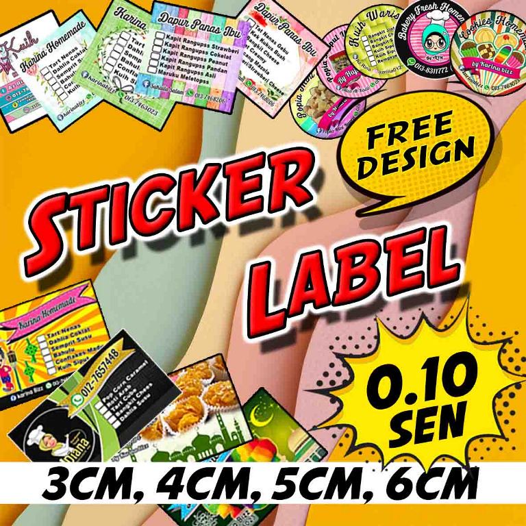 Sticker produk/Sticker Label Produk/Label sticker/sticker mirrorcoat ...