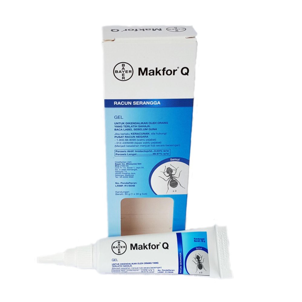 (Free Gift) Bayer Envu Pest Control Makfor Q Ant Gel Bait 30gm FOC 1 ...