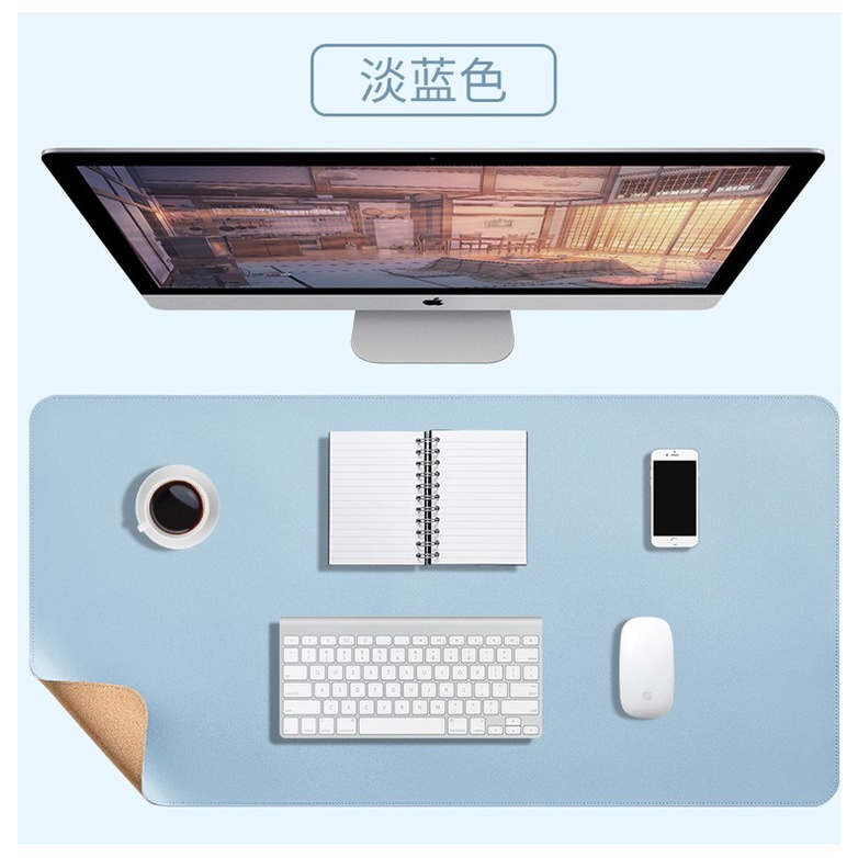 ShopWithJoy Stitched Big Size Mouse Pad Desk Pad Gaming Mousepad PU ...