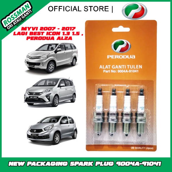 Original Perodua Spark Plug Myvi 2007, Myvi Lagi Best, Icon, Alza ...