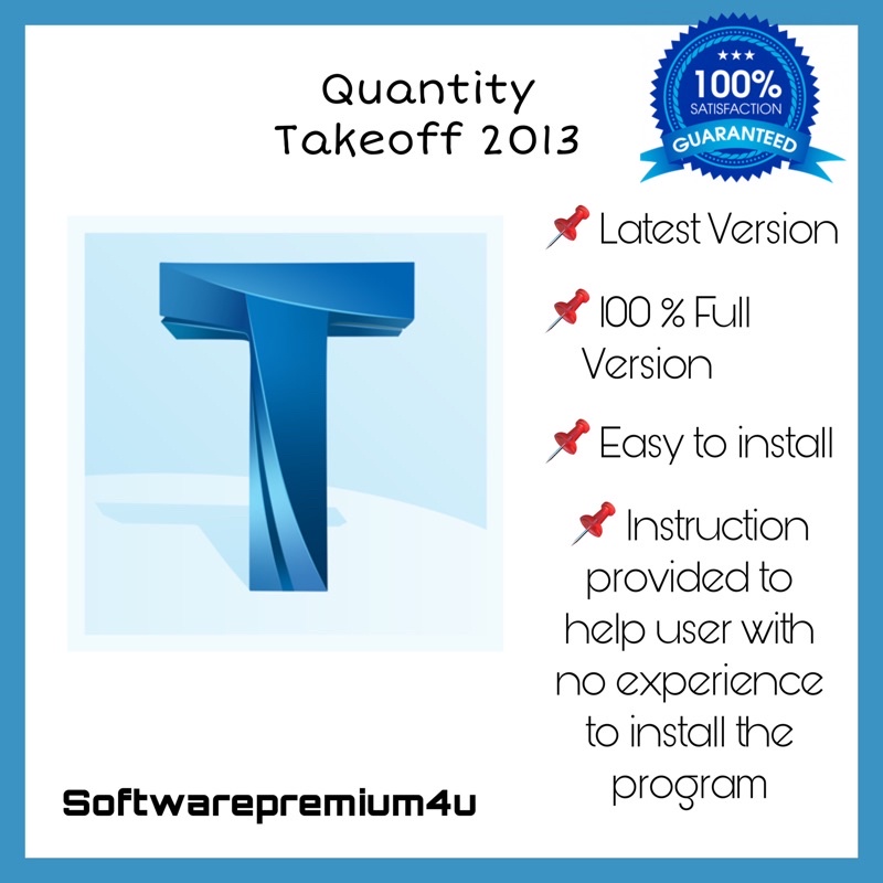 🔥【 Latest 】🔥Quantity Takeoff 2013 | Shopee Malaysia