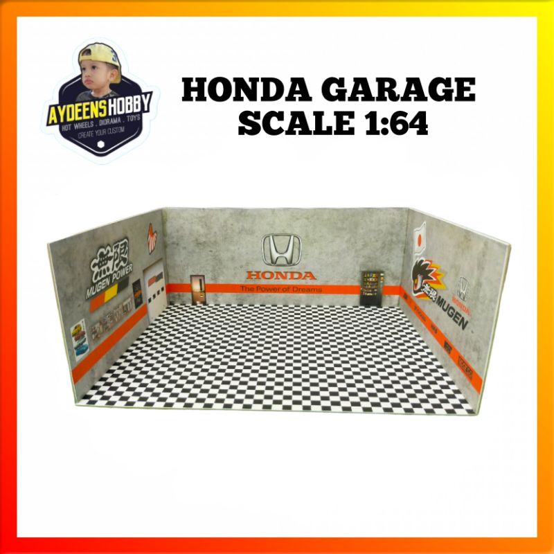 DIORAMA HONDA GARAGE WORKSHOP (BIG SIZE) SCALE 1/64 | Shopee Malaysia