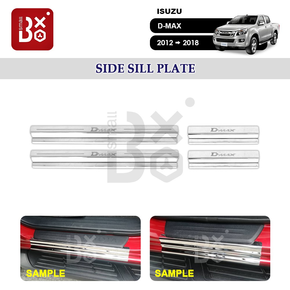 Isuzu D-Max Dmax 2012-2018 Side Sill Plate Side Step Small 2012 2013 ...