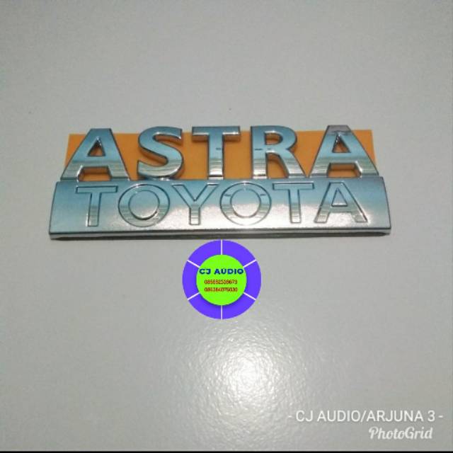 ORIGINAL TOYOTA ASTRA EMBLEM | Shopee Malaysia
