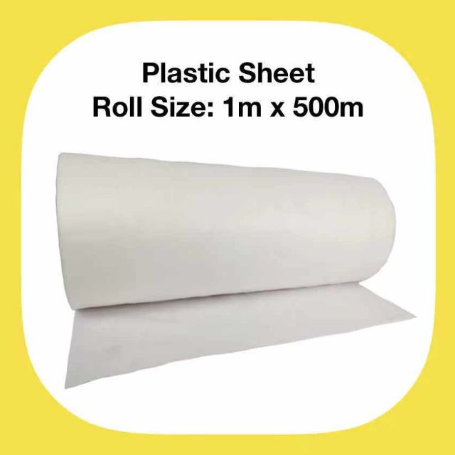 PLASTIC SHEET/ ROLL SIZE: 1M X 500M | Shopee Malaysia