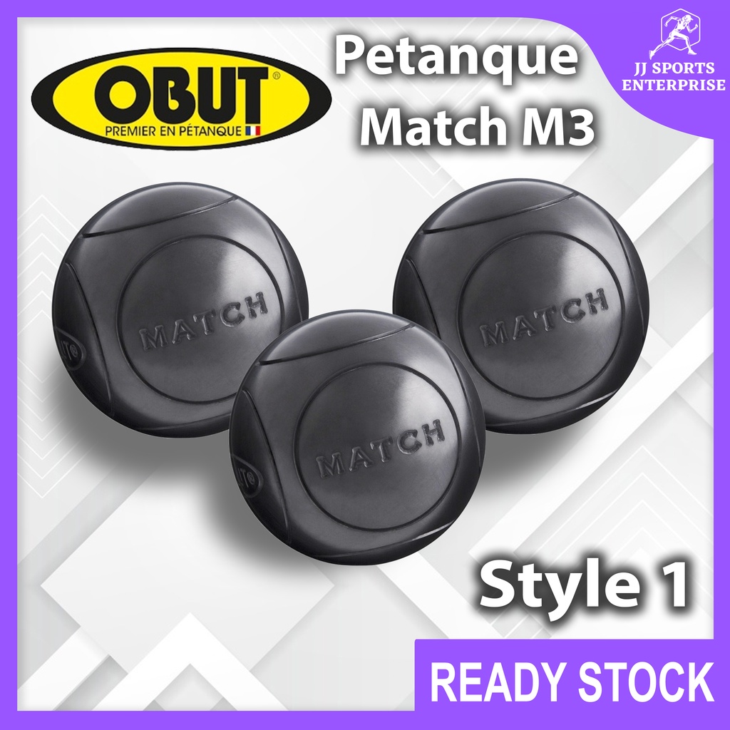 OBUT Petanque Boules Match M3 Style 1 Competition Jack Bola Target ...