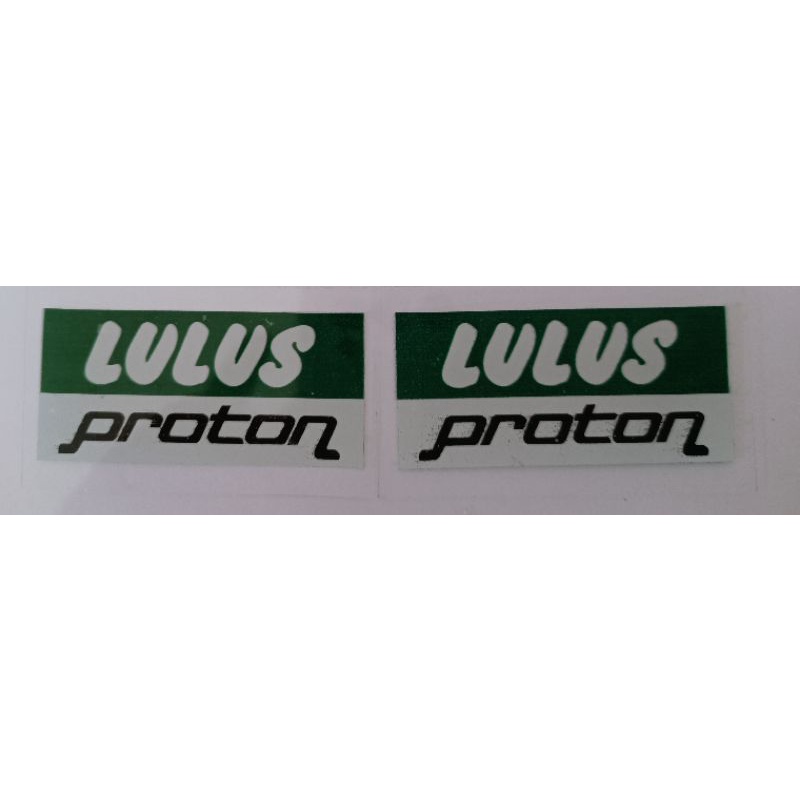 STIKER LULUS PROTON DAN EON PDI TAMPAL DALAM | Shopee Malaysia