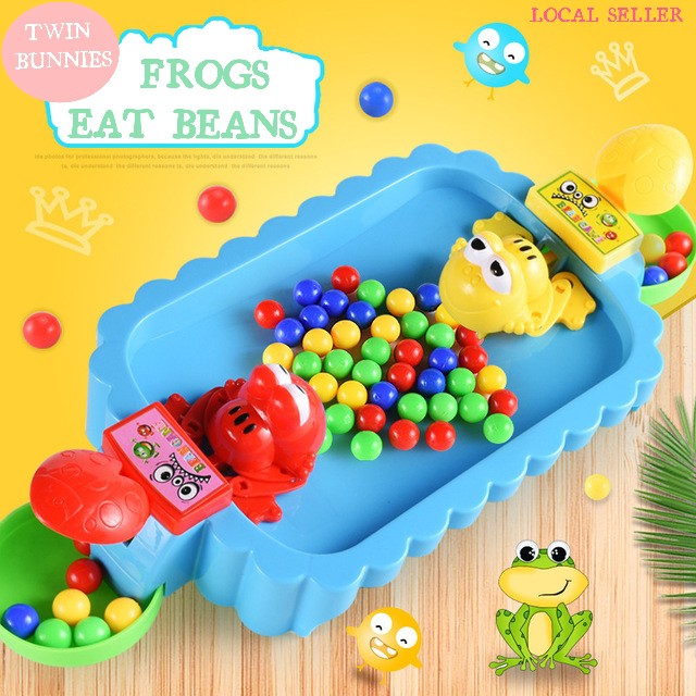 TB Frog Eat Beans Board Game Family Game Toys for kids Teamwork Game ...