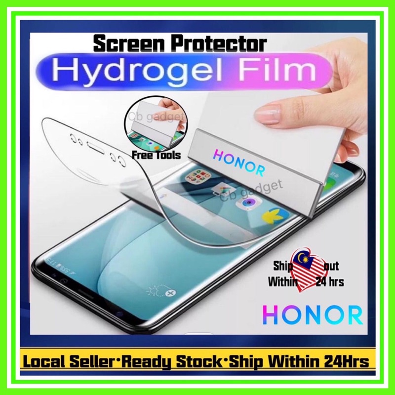 HONOR X9A/X9/X9 5G/X8A/X8/X8 5G/X7A/X7/X6 FRONT & BACK Hydrogel Screen ...