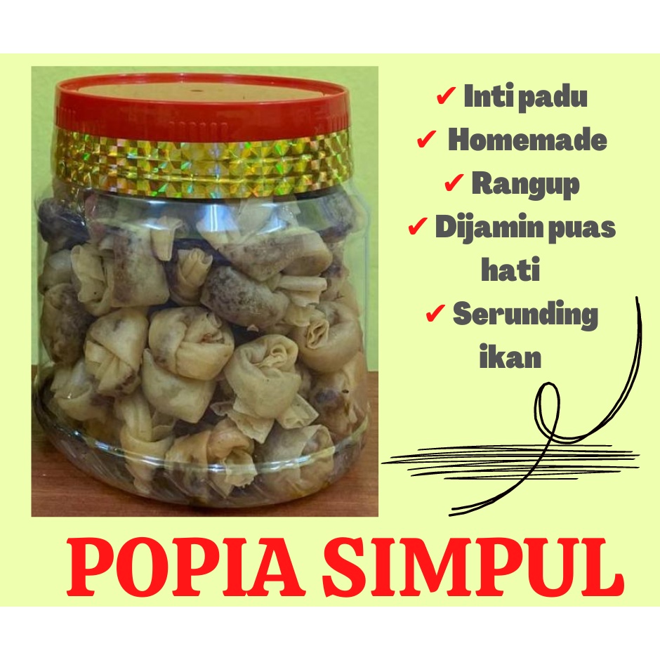 POPIA SIMPUL KASIH SERUNDING IKAN INTI PADU | Shopee Malaysia